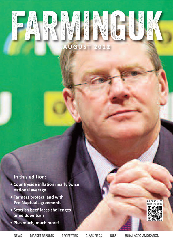 August 2012 edition of FarmingUK online magazine - read now for free