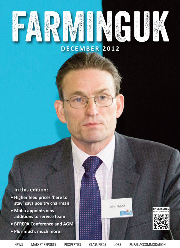 December 2012 edition of FarmingUK online magazine - read now for free