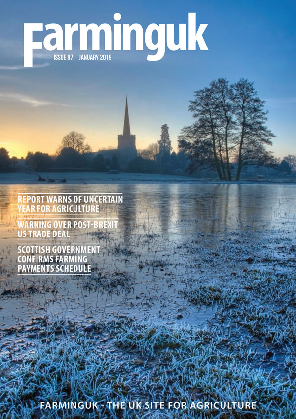 January 2019 edition of FarmingUK online magazine - read now for free