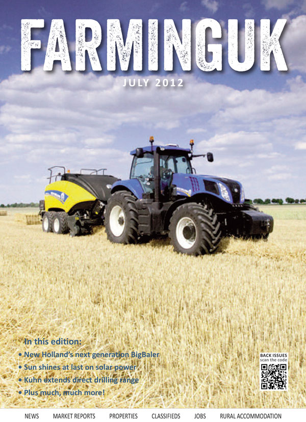 July 2012 edition of FarmingUK online magazine - read now for free