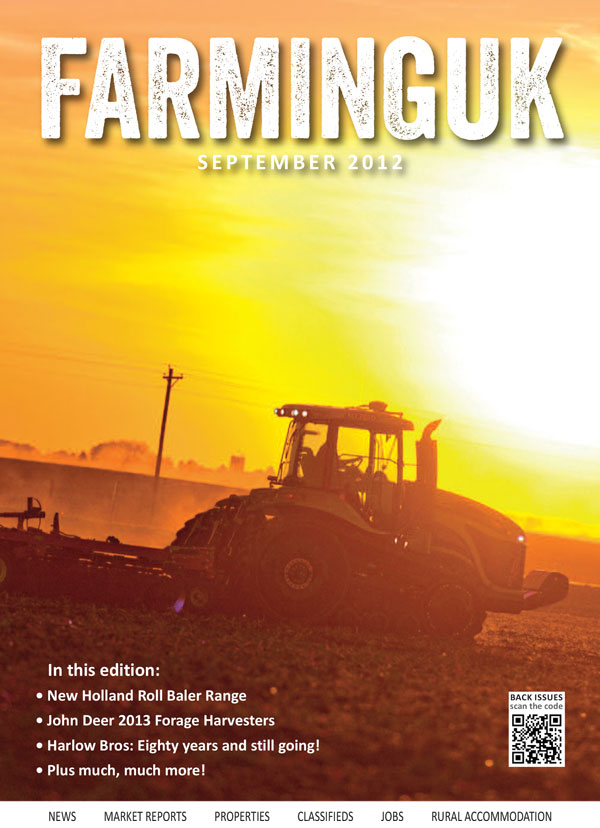 September 2012 edition of FarmingUK online magazine - read now for free