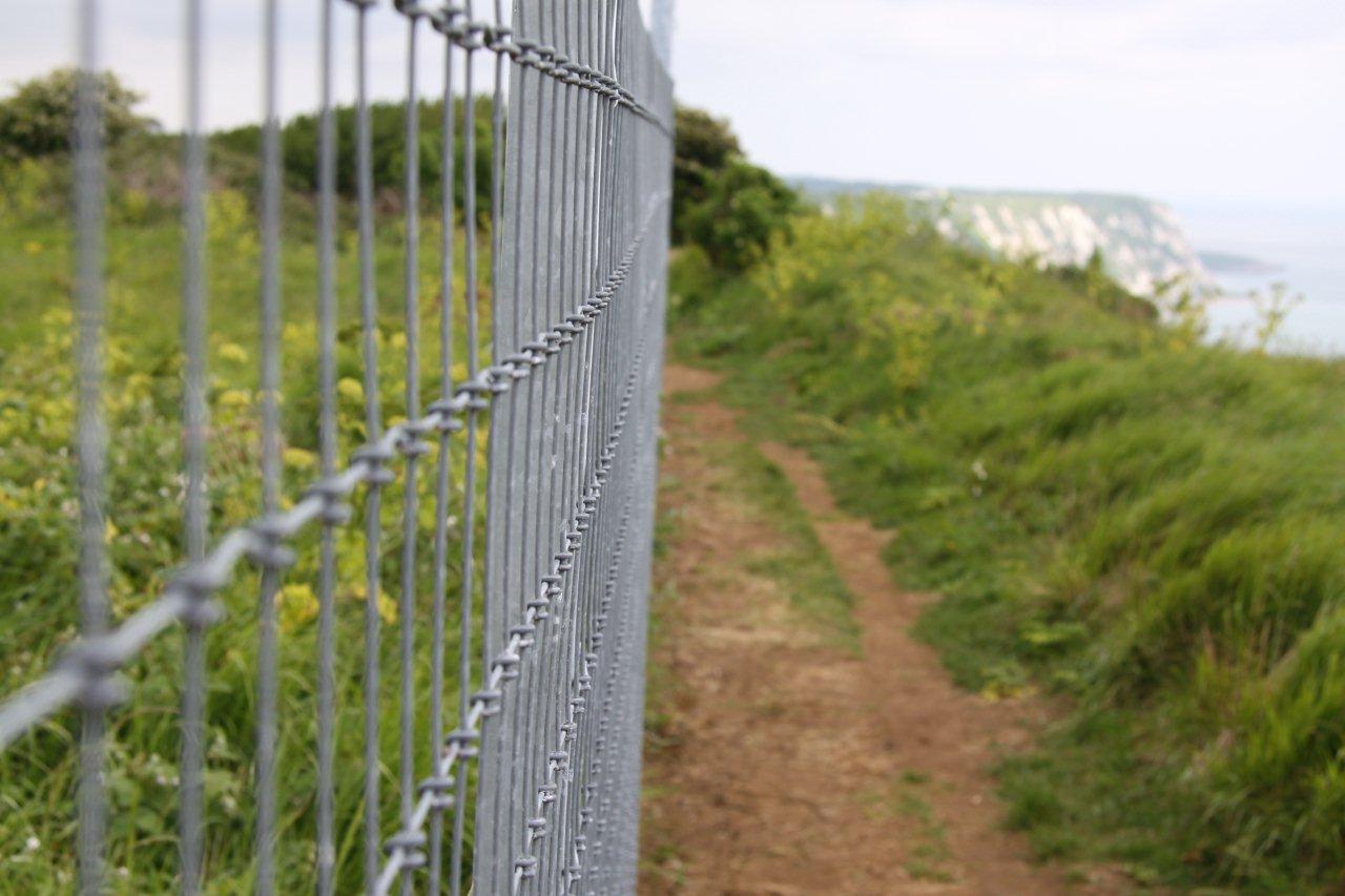 Wire fencing secures World War two gun emplacement - FarmingUK News