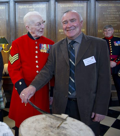Ron ’Chopper’ Harris helps Chelsea Pensioners ring in the festive ...