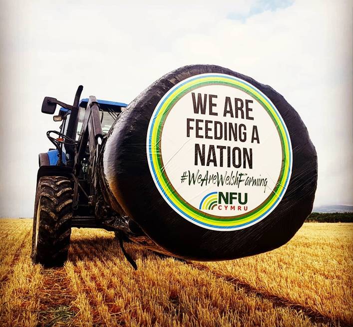 New bale stickers and gate banners highlight role of Welsh farming ...